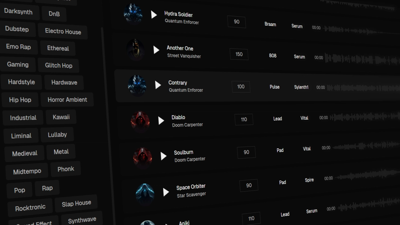 How to choose the right sounds for your melodies